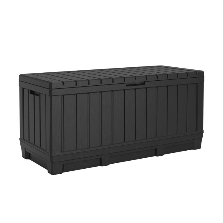 Keter Kentwood Outdoor Garden Storage Box 350L Reviews Wayfair co uk keter-kentwood-outdoor-garden-storage-box-350l-reviews-wayfair-co-uk